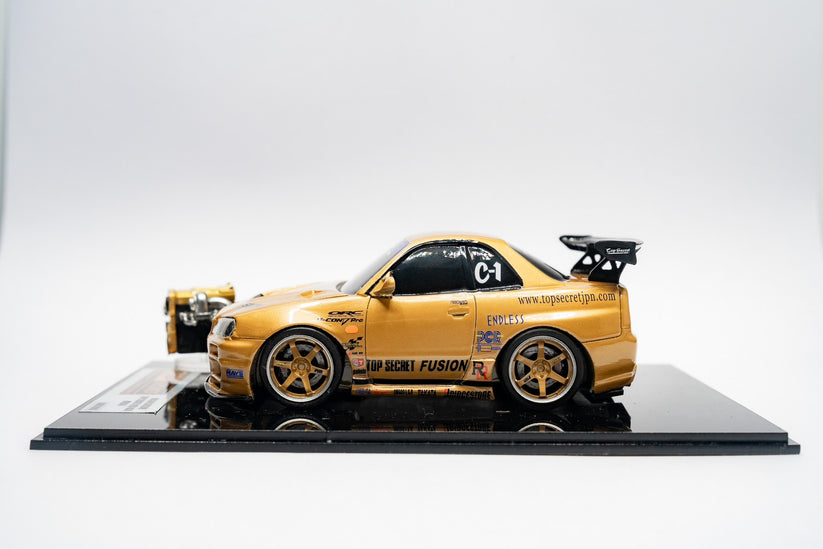 Top Secret Thailand - R34 MINI SD Model car with Engine - LIMITED EDIT