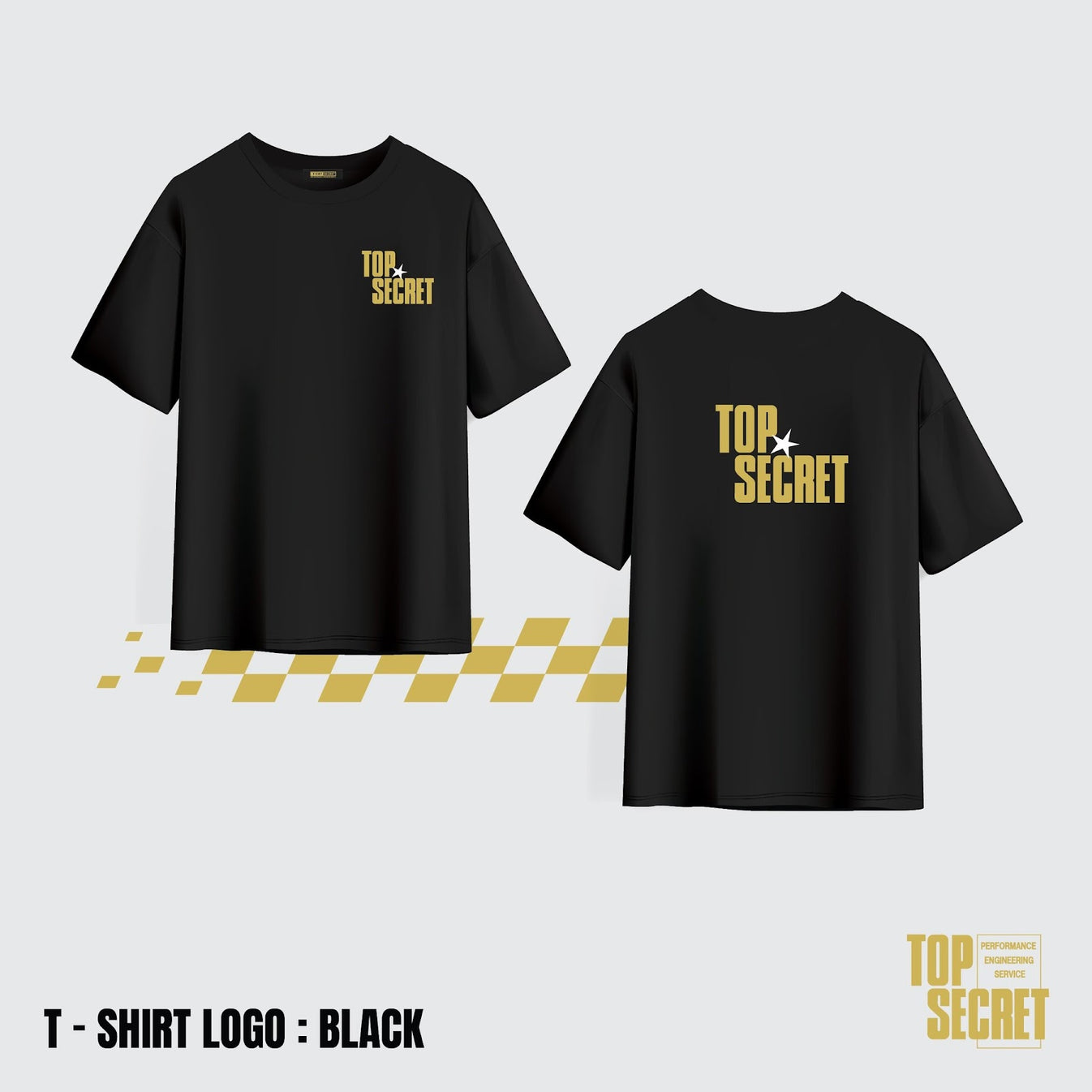 TopSecret - Basic T-Shirt - Black – Top Secret Thailand